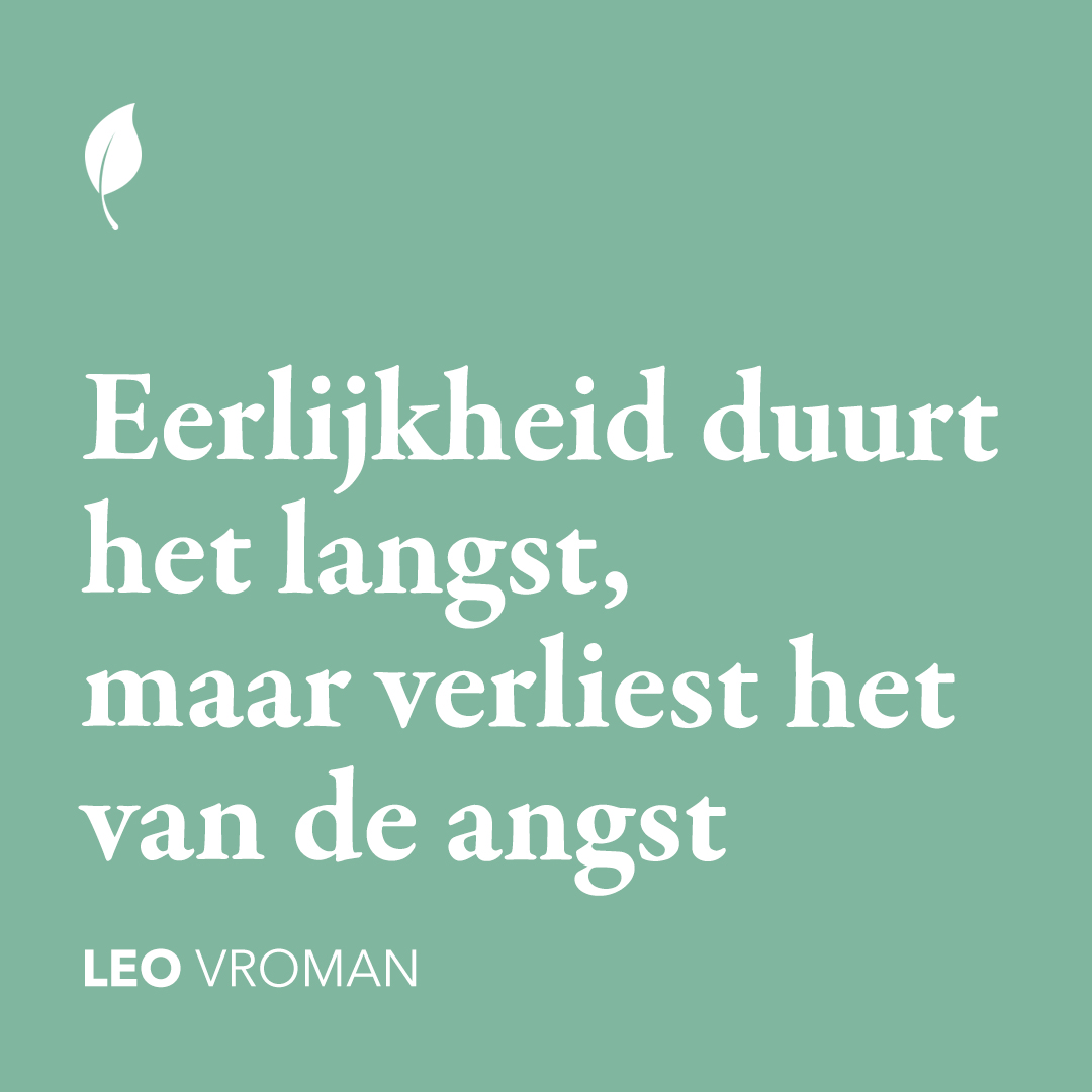 Quote en vraag week43: eerlijkheid